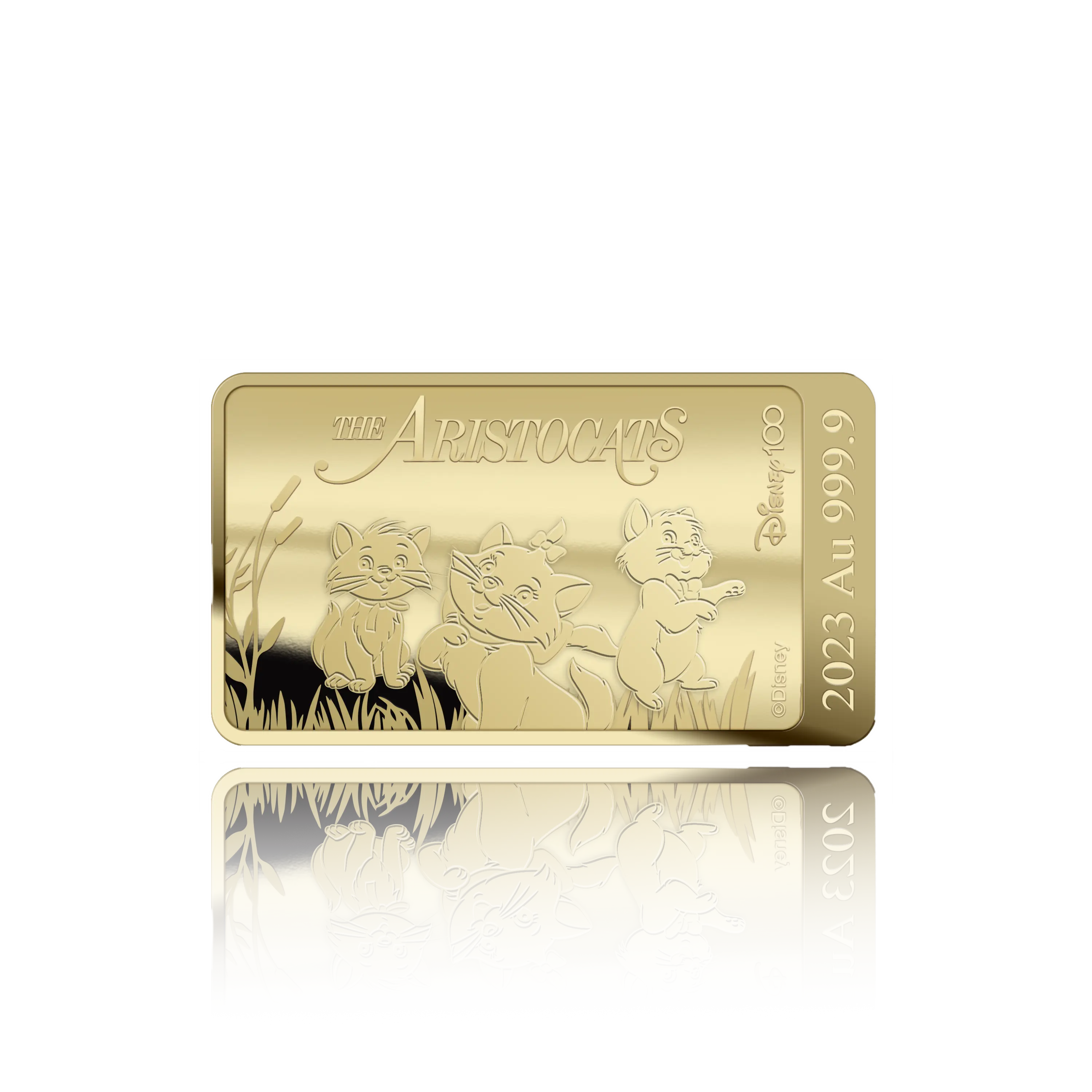 (uitverkocht) De Aristocats Goudbaar – Disney 100 Jaar (1/100 oz ...